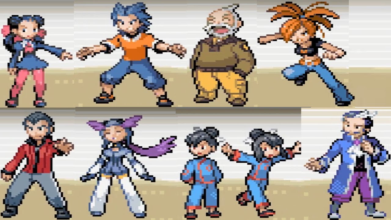 Pokemon Emerald - All Gym Leaders - YouTube