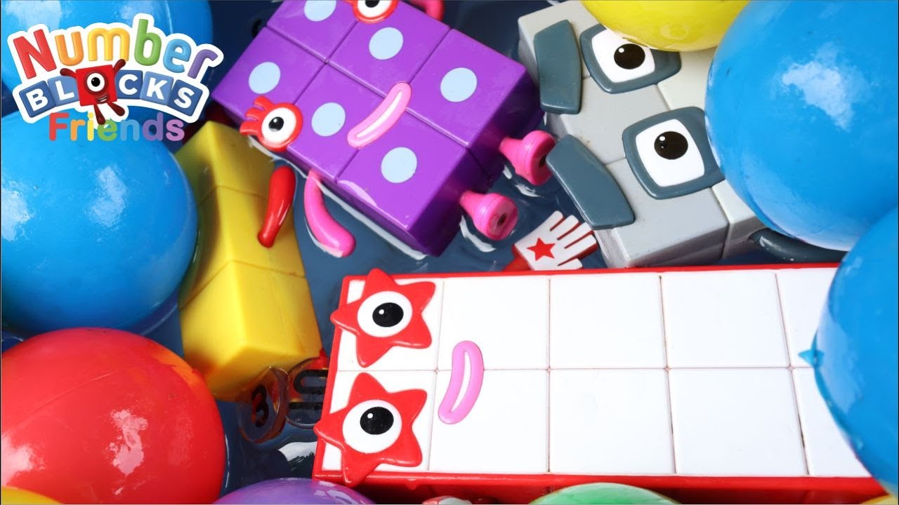 Numberblocks – Numberblock Friends playing and bathing in colorful ...