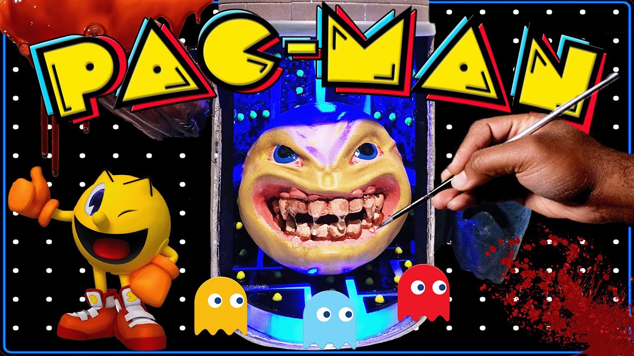 Evil Pacman EATS Ghosts Alive! - YouTube