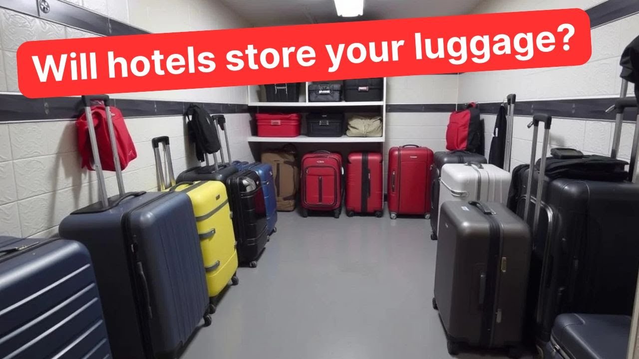 Can hotels hold your luggage before check-in? - YouTube