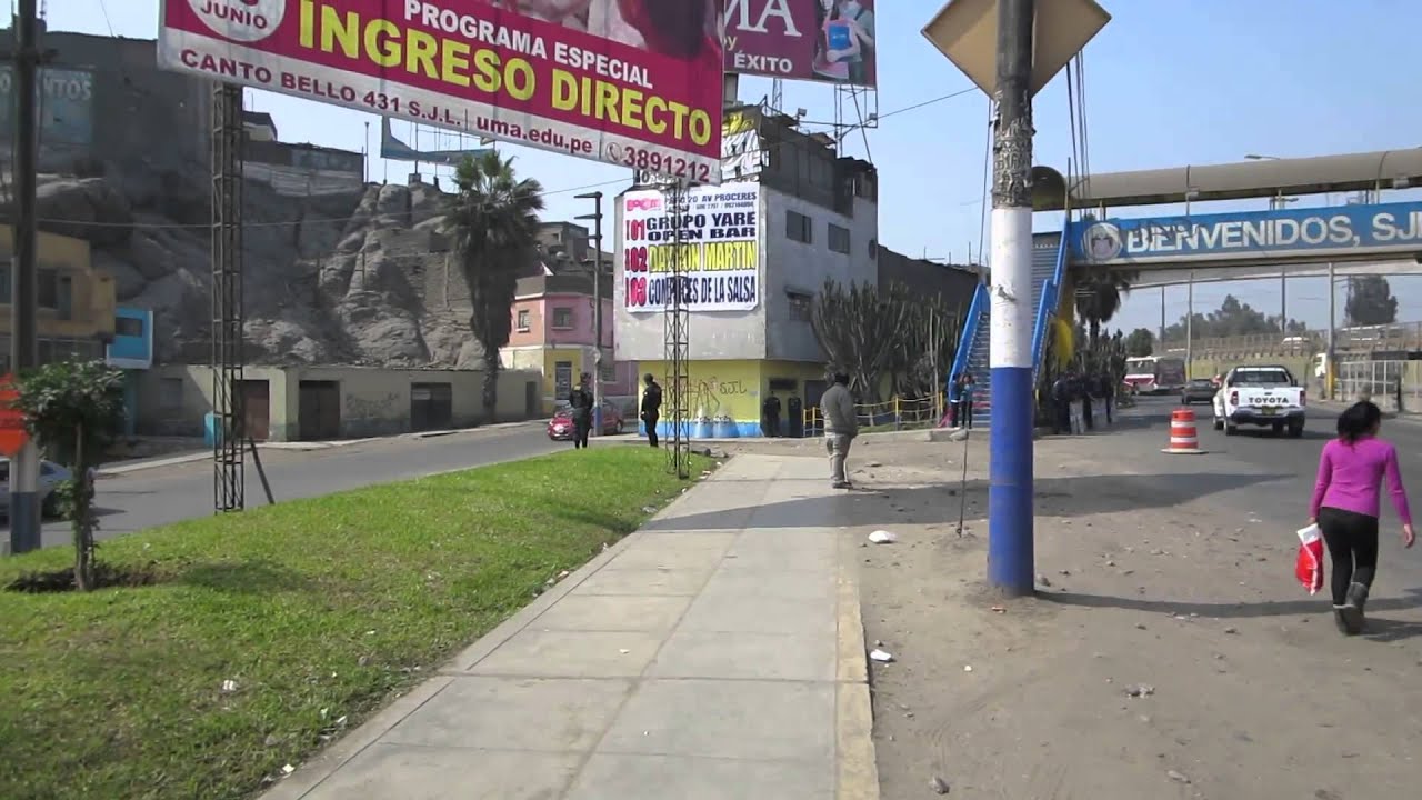 Vía Parque Rimac - Inicio de obras y desvios. 2/4 - YouTube