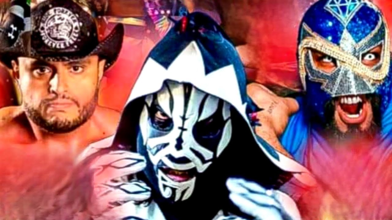 Texano Jr vs L.A. Park vs DMT Azul, HernándezManía I, Arena Pavillón ...