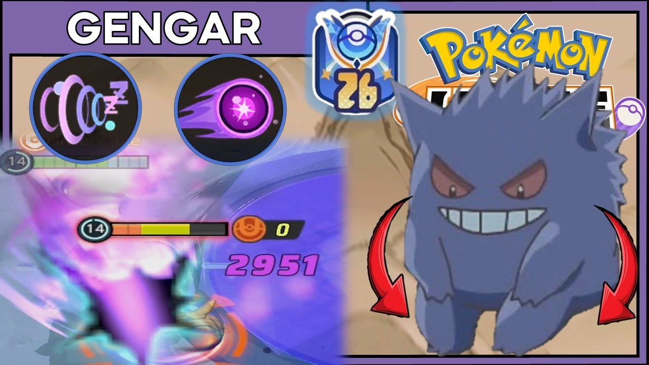 Gengar Mejor Build Pero Nos Damos 3 vs 5 😤 | Pokémon Unite - YouTube