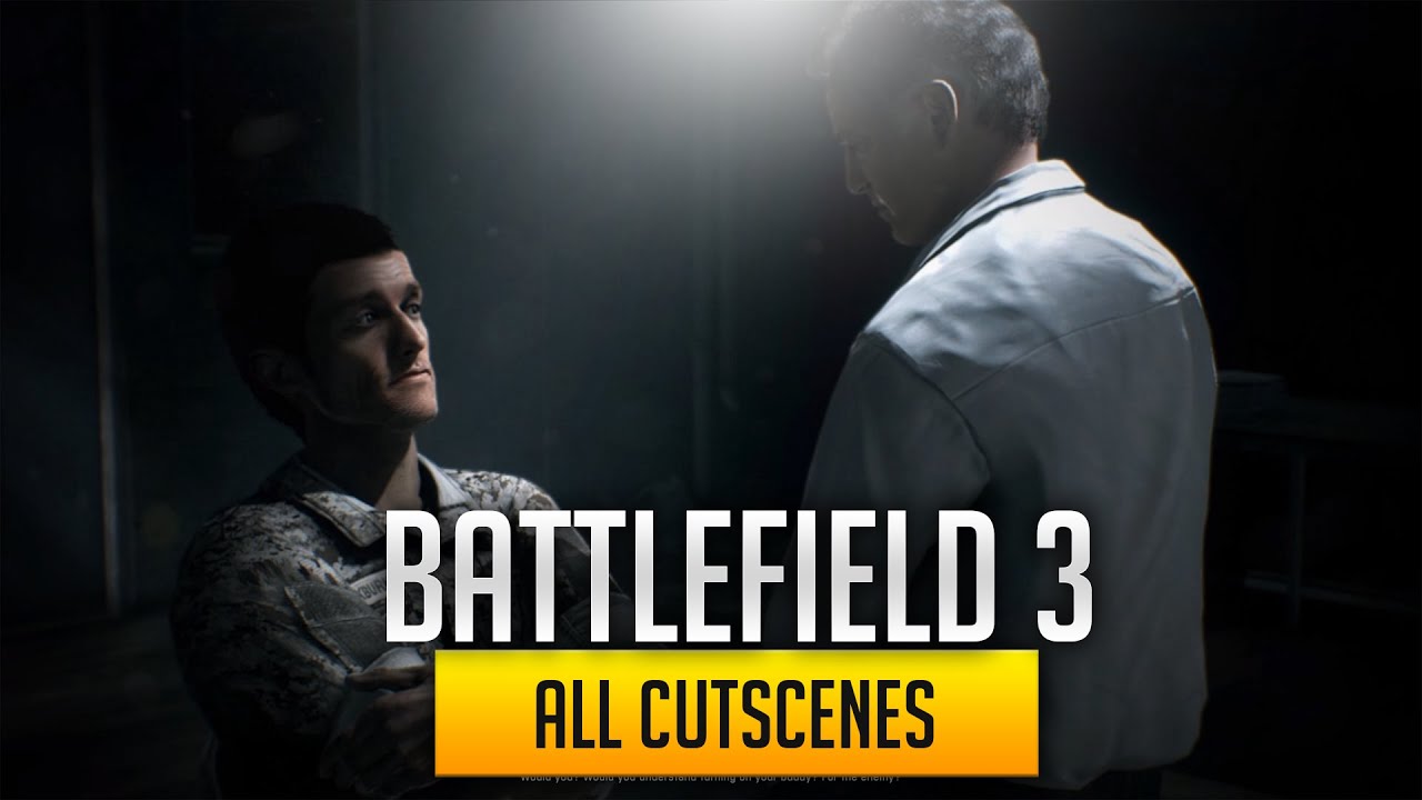 BATTLEFIELD 3 All Interrogation cut scenes + Battlefield theme [1440p ...