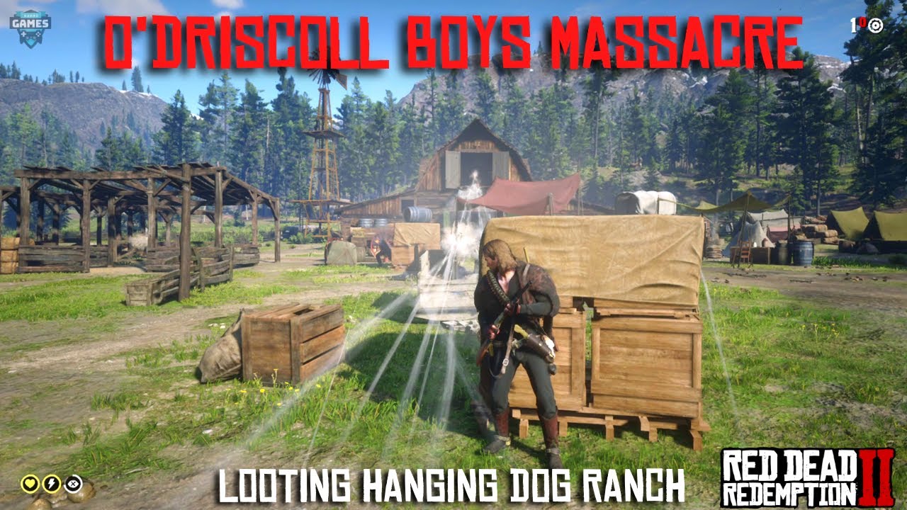 Red Dead Redemption 2 - O'Driscoll Boys Massacre - Looting Hanging Dog ...