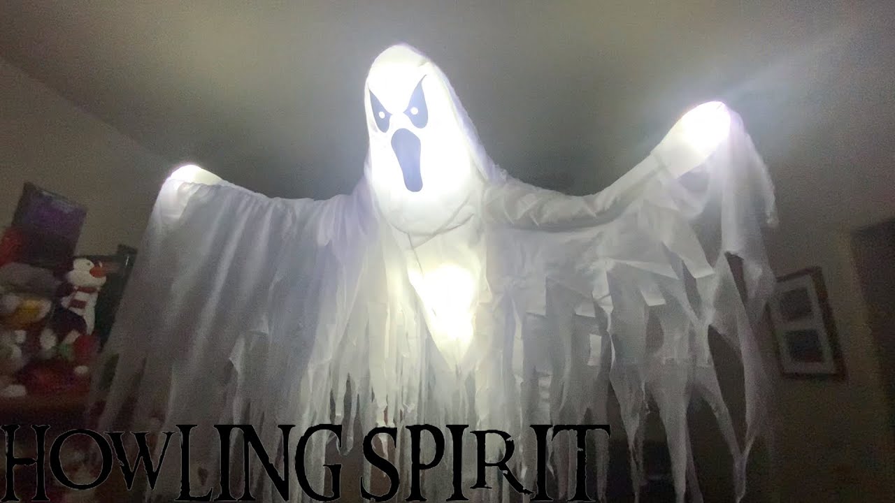 Spirit Halloween 2023 Floating Howling Spirit Demo Video! (Light And ...