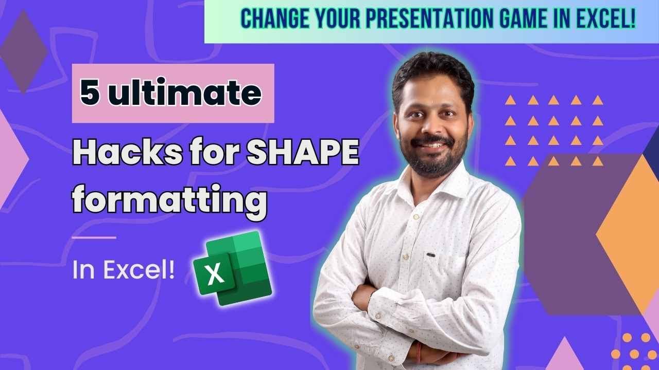 5 Ultimate Hacks for SHAPE formatting in EXCEL! Make your Reports ...