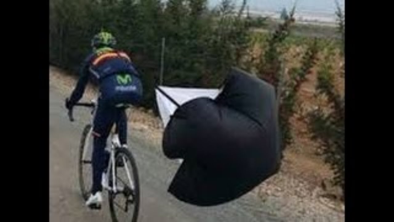 Parachute bike - YouTube