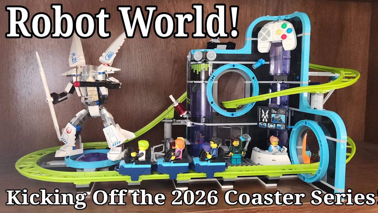 LEGO Robot World Roller Coaster - YouTube