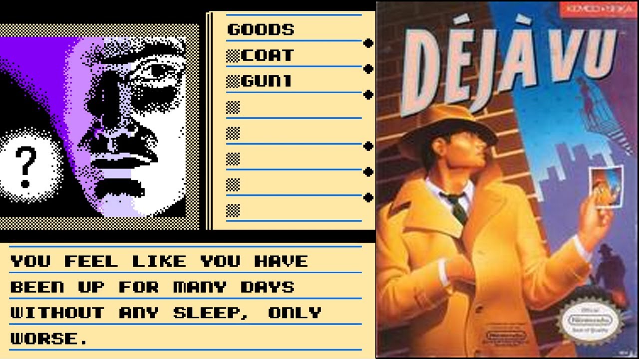 Déjà Vu (1990/NES) Classic Point and Click - Intro/Opening Gameplay ...