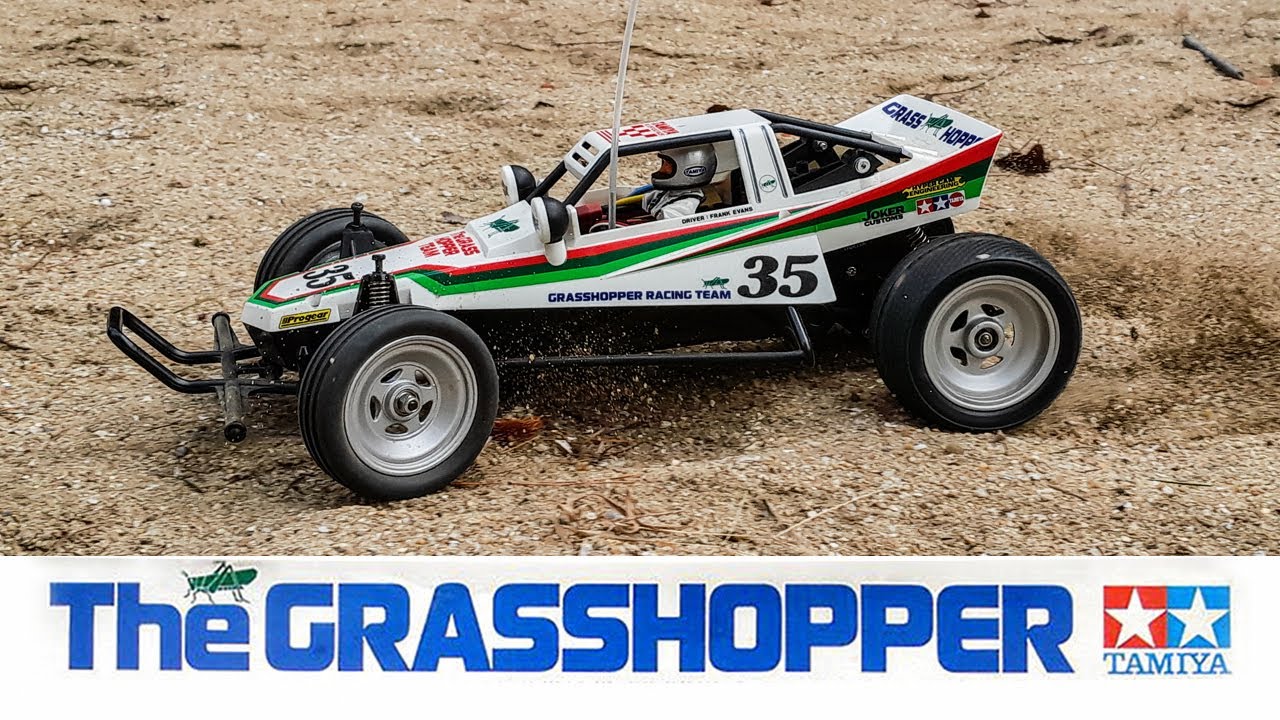 TAMIYA GRASSHOPPER CUSTOM WHEELS IN ACTION 2 - YouTube