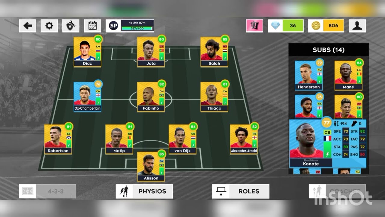 DLS Liverpool team full squad - YouTube