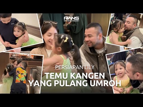 LILY JEMPUT MAMA, PAPA, KAKA AJJA YANG BARU PULANG UMROH!! SEMUANYA BERPELUKAN…