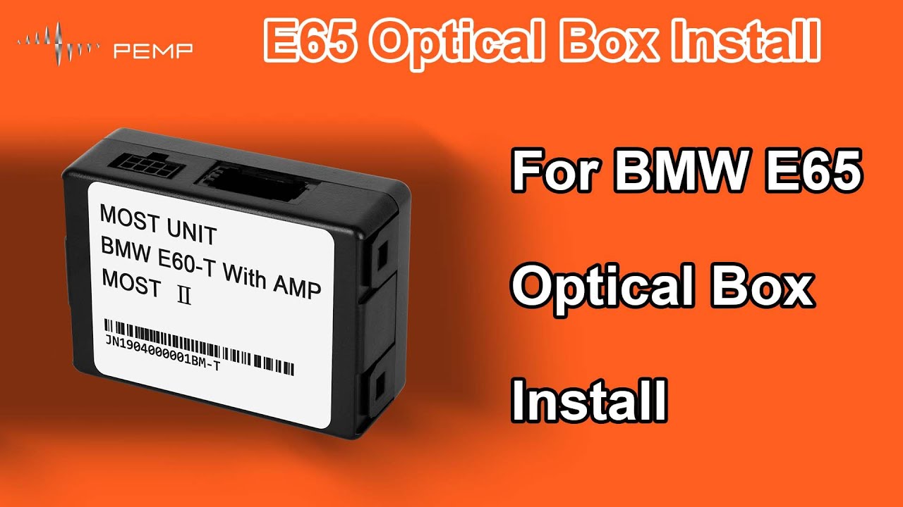 CDC Analog Optical Box Installation Steps for BMW E65 e66 No Auxiliary ...