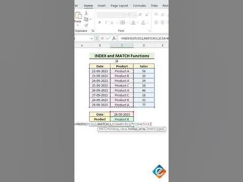 🎯🔍 Excel Index and Match with IFNA: Handling Multiple Criteria and Errors - YouTube