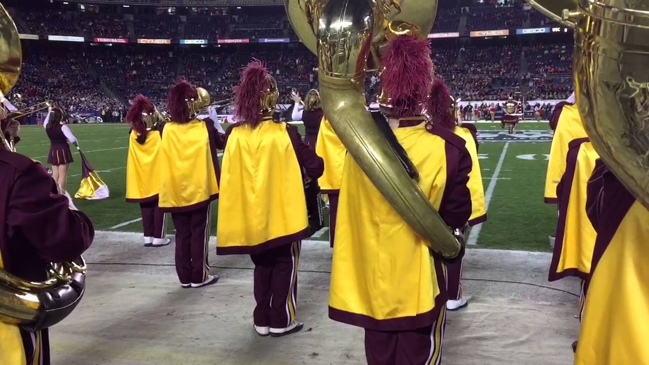 USC Band Holiday Bowl 2015 - YouTube