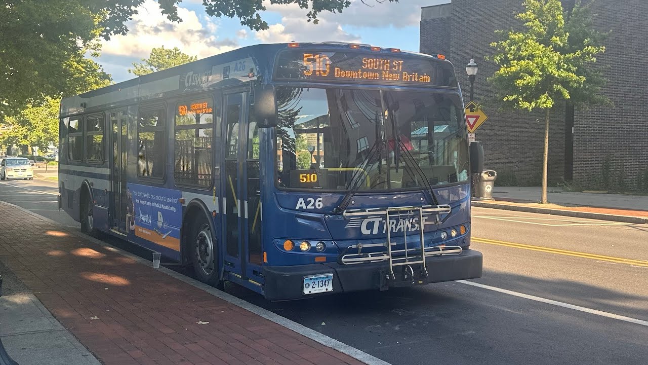 CTtransit 2010 New Flyer Industries D35LFR #26 (A26) Ride on route 509 ...