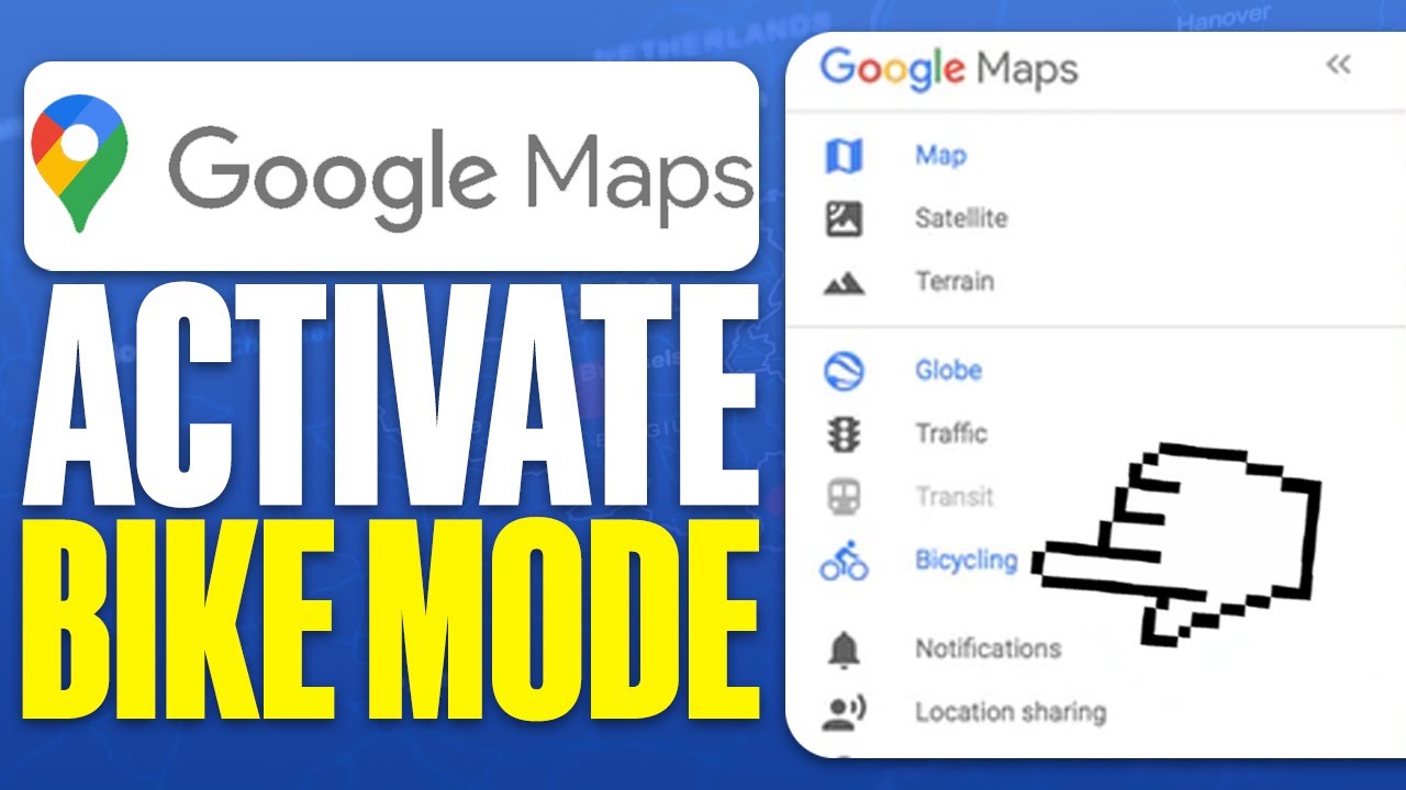How To Activate Bike Mode in Google Maps (2025) - YouTube