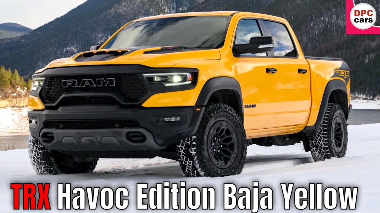 2023 Ram 1500 TRX Havoc Edition Baja Yellow Exterior Color - YouTube