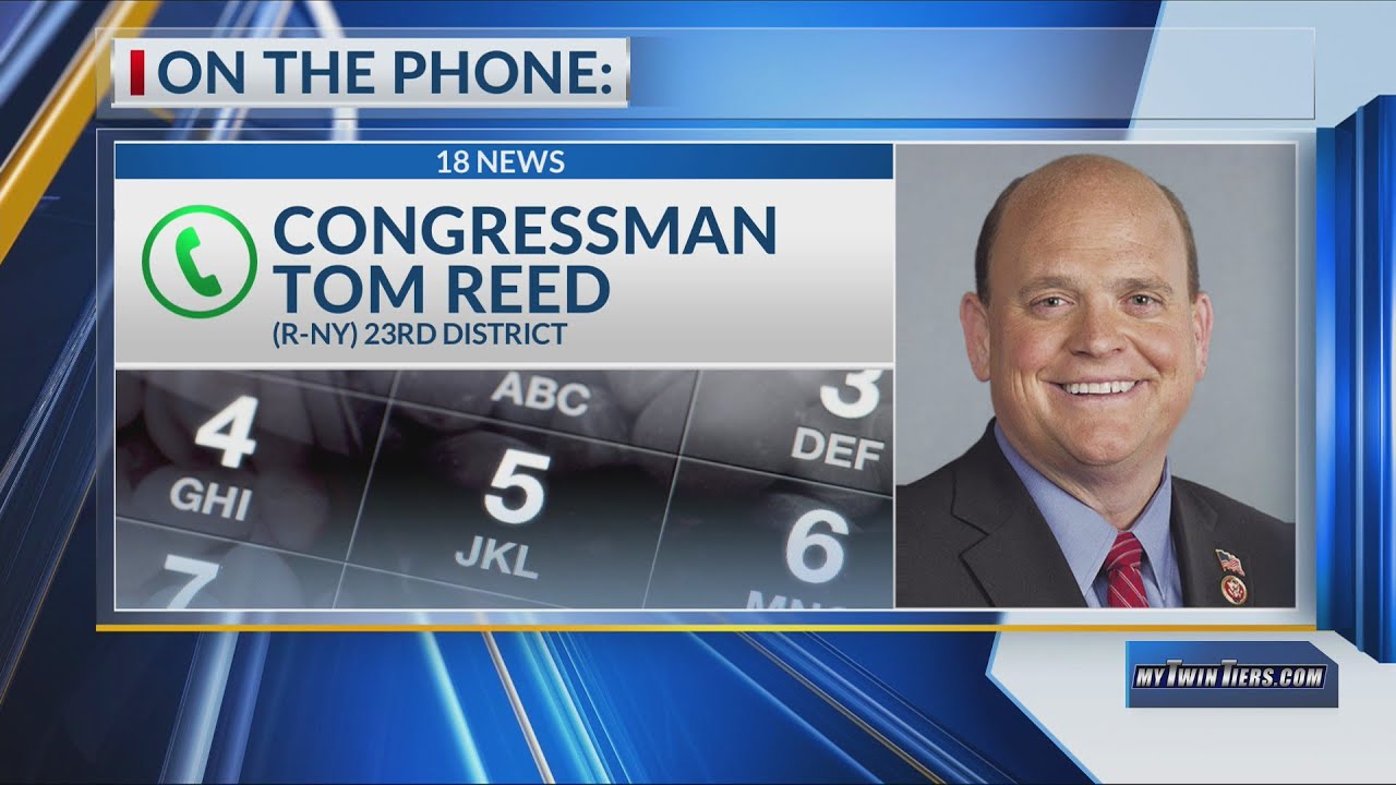 Rep. Tom Reed joins 18 News after stimulus bill vote - YouTube