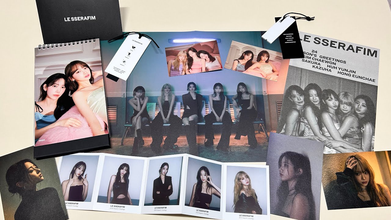 [르세라핌] LESSERAFIM 2024 SEASON’S GREETINGS 르세라핌 2024 시그 DAY☀️& NIGHT 🌙 ...