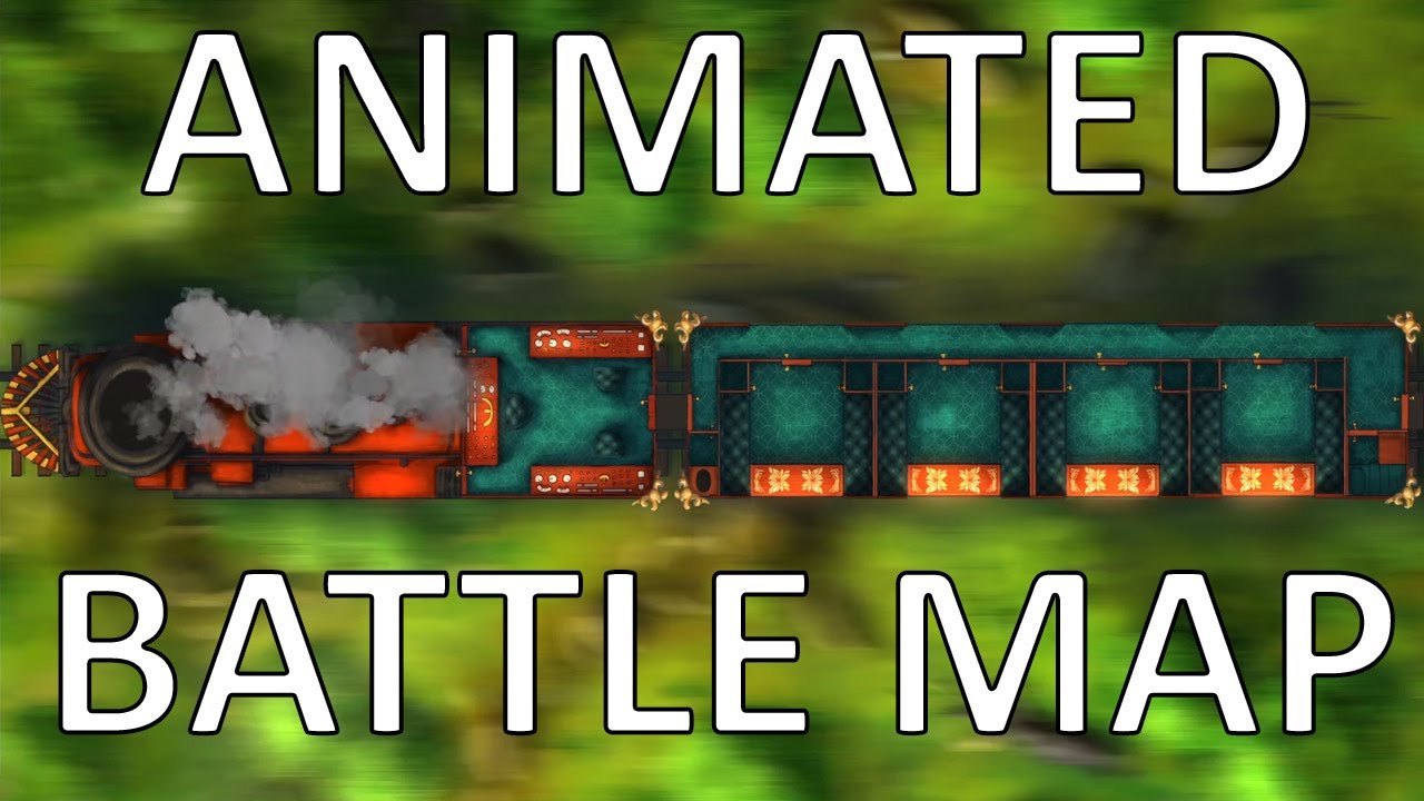 Animated Battle Map for D&D - Moving Train by Domille's Wondrous Works ...