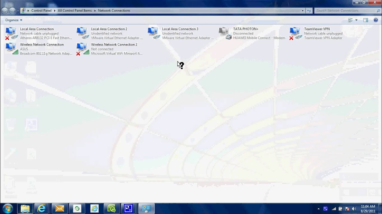 network properties by cmd command - YouTube