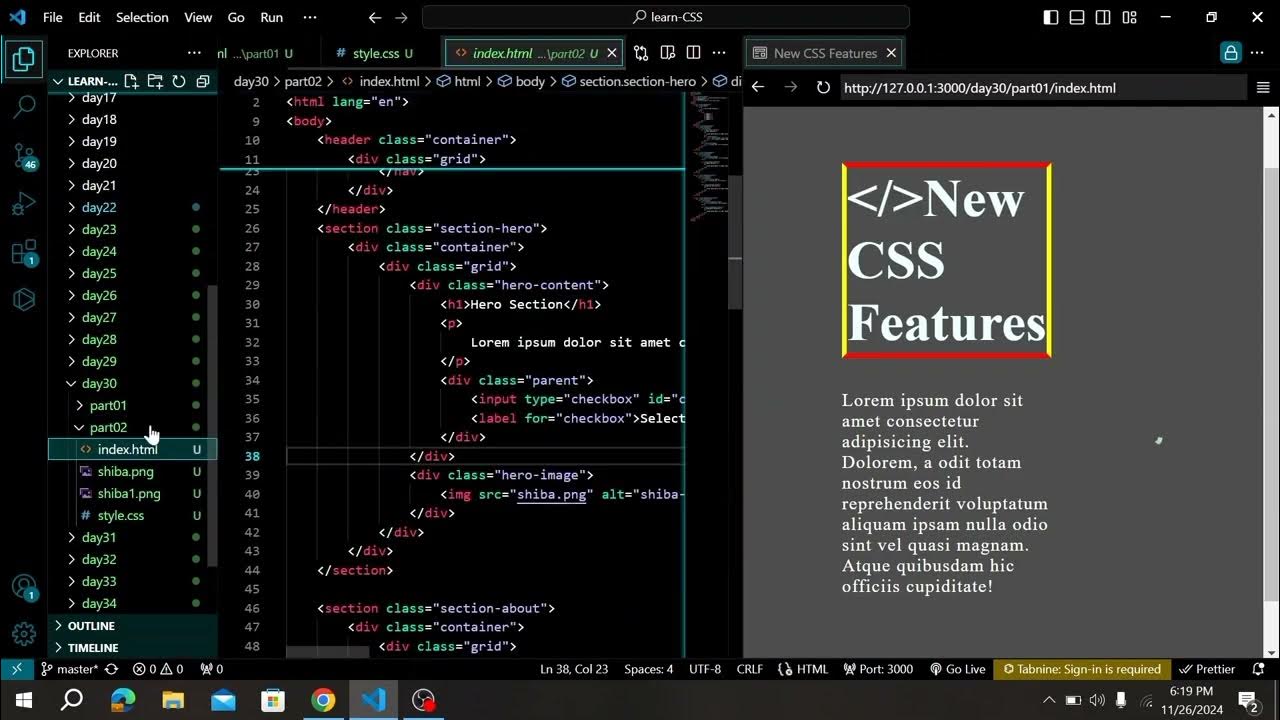 🎮 𝐃𝐚𝐲 𝟑𝟎 𝐨𝐟 𝐂𝐒𝐒 𝐌𝐚𝐬𝐭𝐞𝐫𝐲 - 𝐀𝐝𝐯𝐚𝐧𝐜𝐞𝐝 𝐂𝐒𝐒 𝐂𝐨𝐧𝐜𝐞𝐩𝐭𝐬 𝐏𝐚𝐫𝐭 𝟏 & 𝐏𝐚𝐫𝐭 𝟐! 🎯 - YouTube