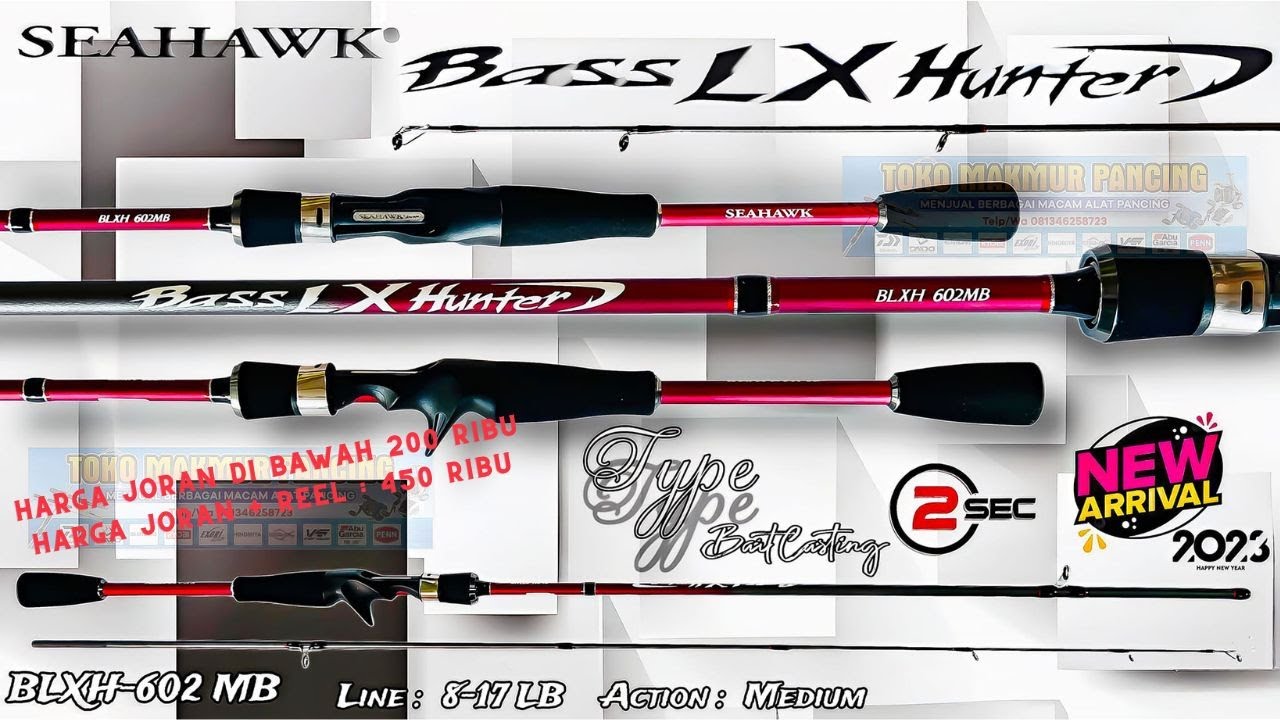 Joran Seahawk Bass LX Hunter Harga 195 ribu: Joran Murah dan Terbaru ...