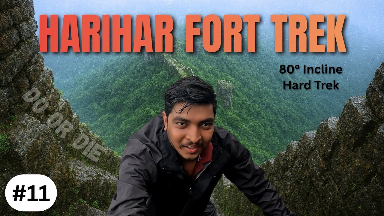 I Went to India’s most Dangerous fort trek 🤯 | Harihar fort ~ EP 11 ...