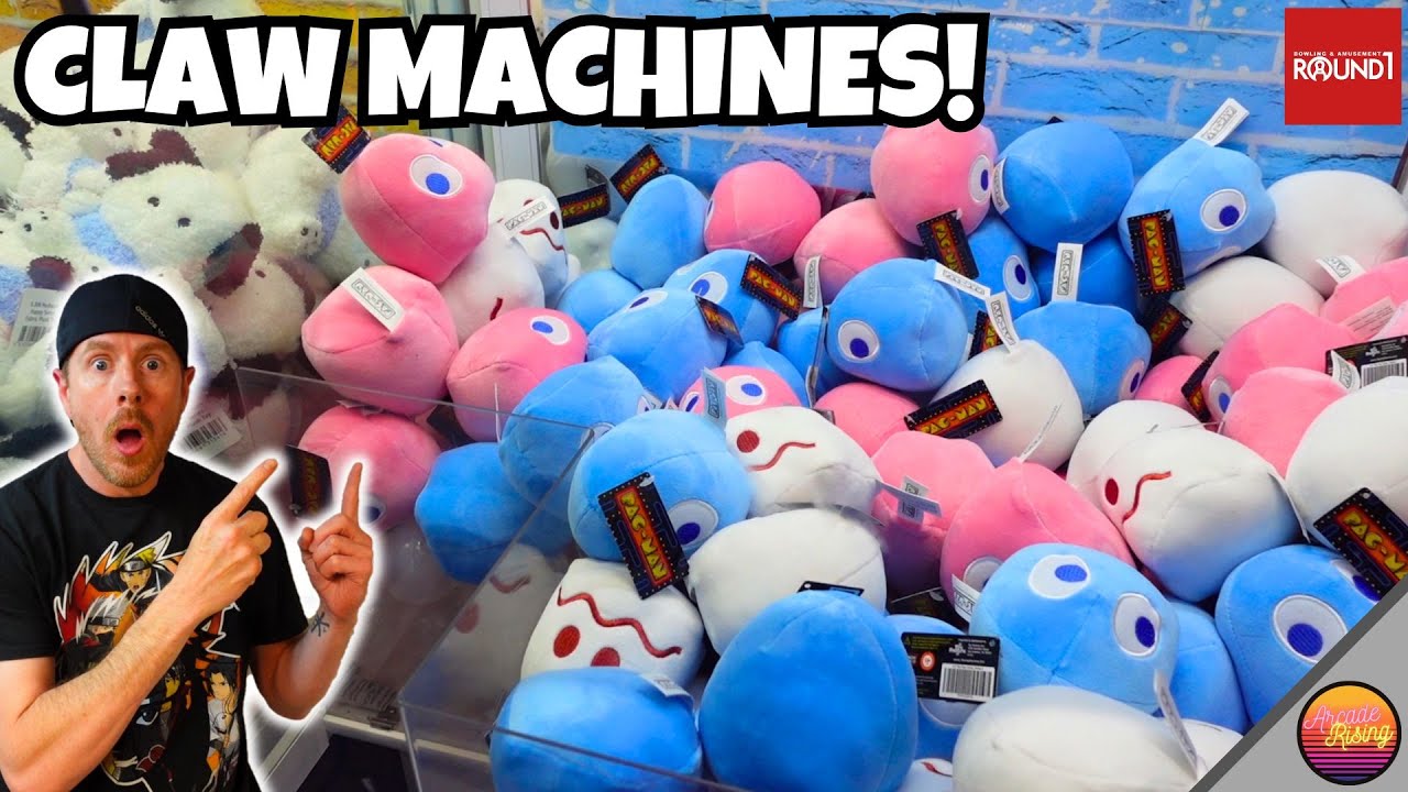 DOUBLE WINS! On New Claw Machine Set Up at Round 1 - YouTube