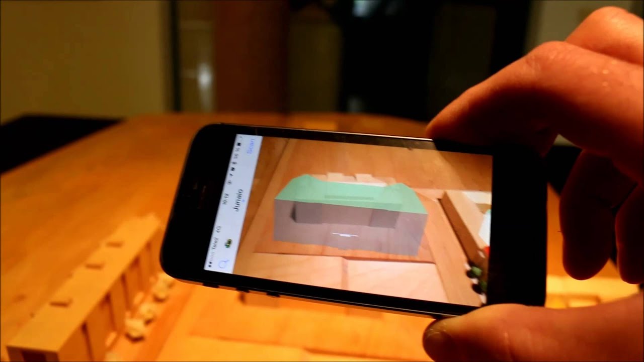 Augmented Reality with 3D CAD model as tracker - YouTube