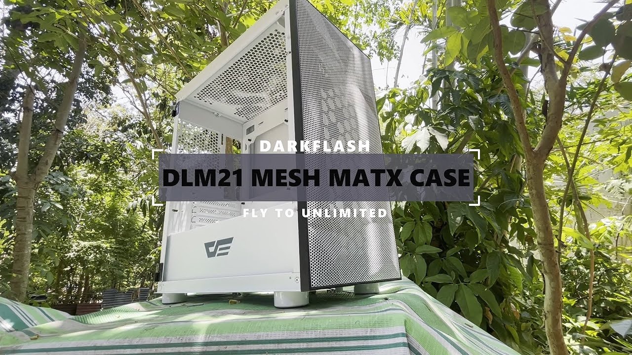 DARKFLASH DLM21 MATX MESH CASE | AMAZING BUDGET PC CASE OF 2022 - YouTube