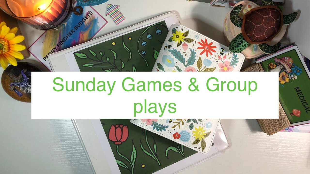 Welcome to Sunday Games and Group Plays-One Month ahead update-also ...