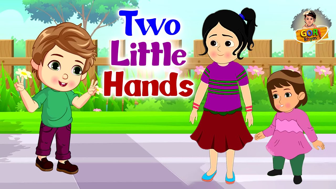Two Little Hands To Clap Clap Clap Rhyme | Nursery Rhymes & English ...