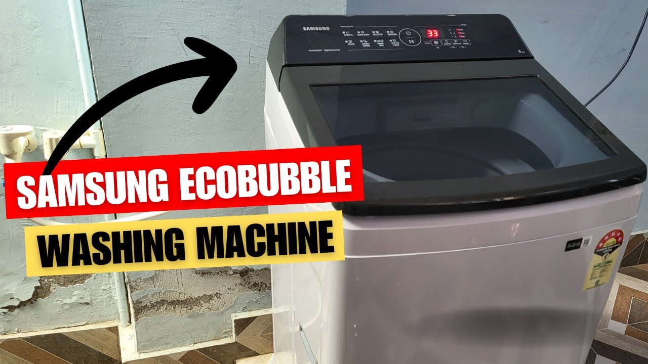 Samsung Ecobubble Washing Machine Youtube