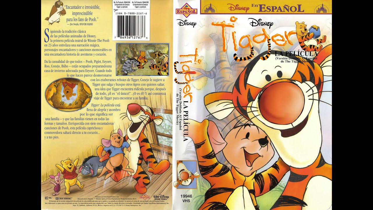 Opening to The Tigger Movie (Tigger: La película) 2000 VHS (Spanish ...