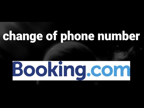 How to change phone number in Booking.com account - YouTube