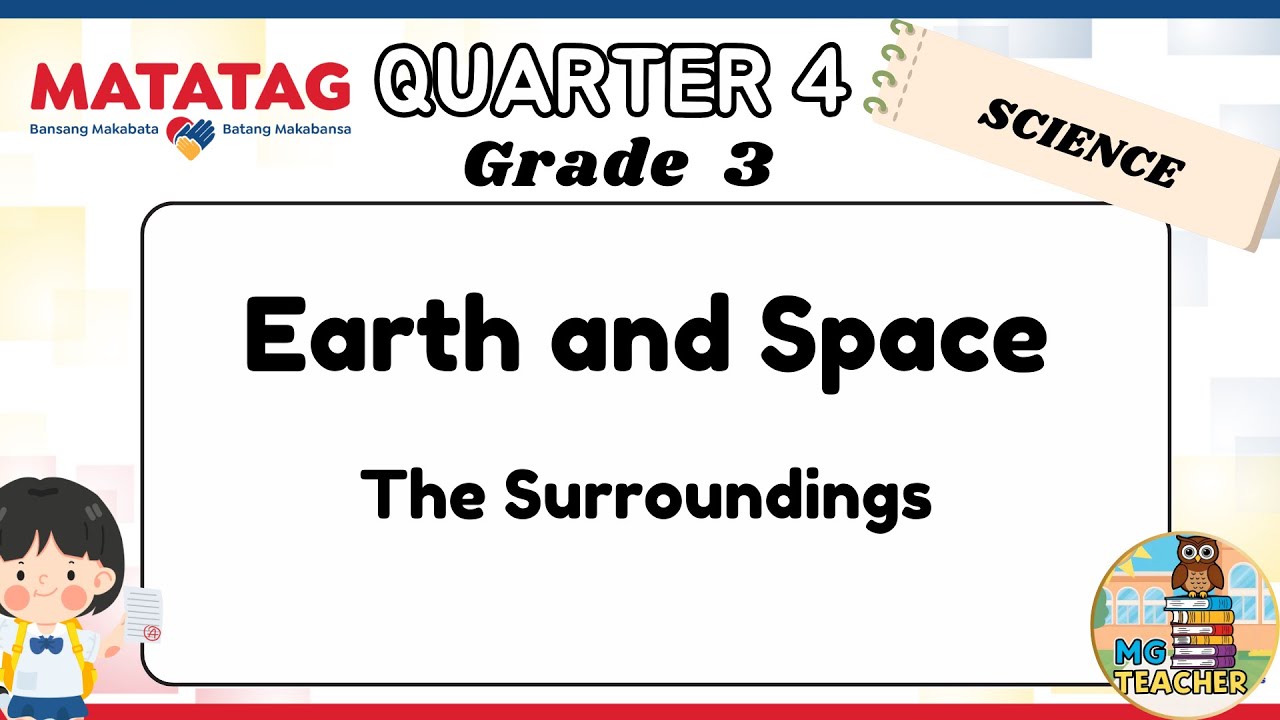 The Surroundings Earth and Space Grade 3 Science Lesson with Quiz ...