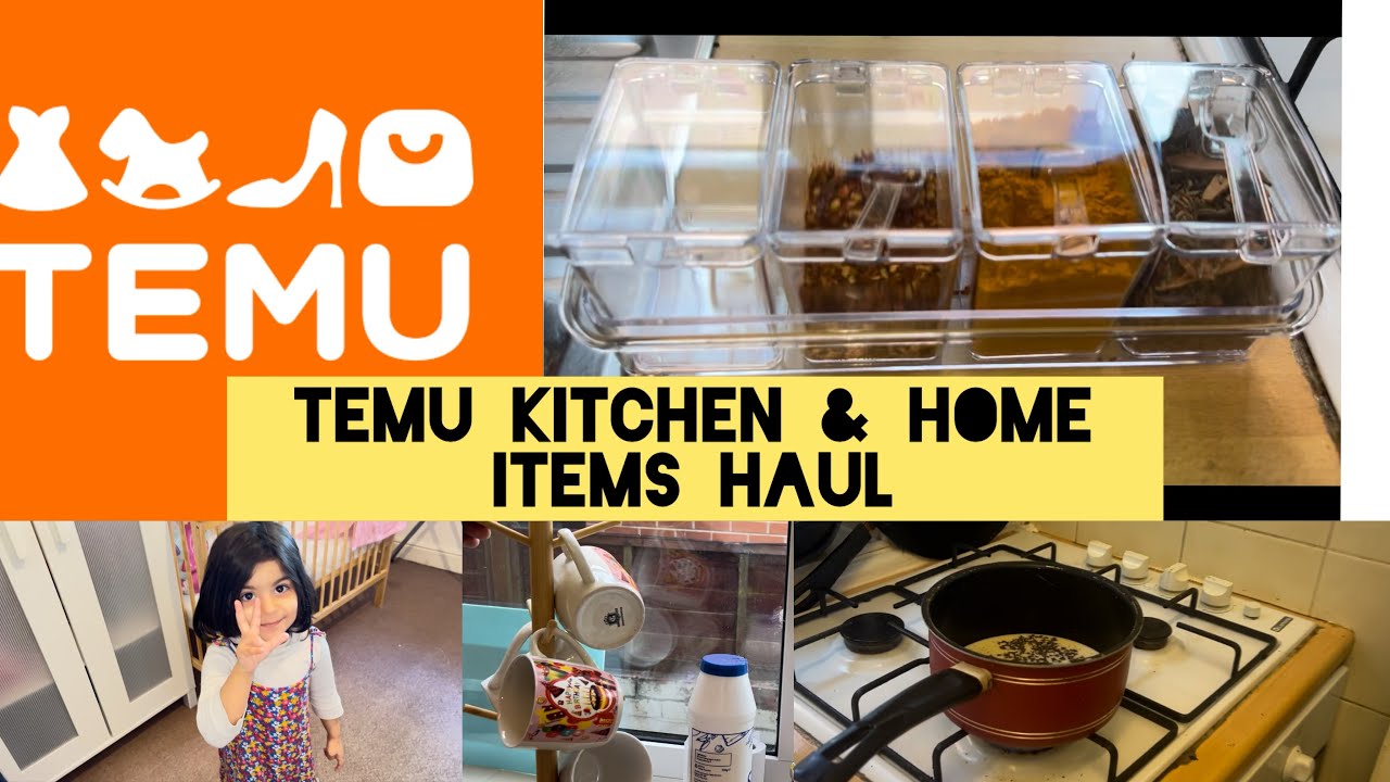 New House Setting ki & Temu Kitchen items 😍 - YouTube