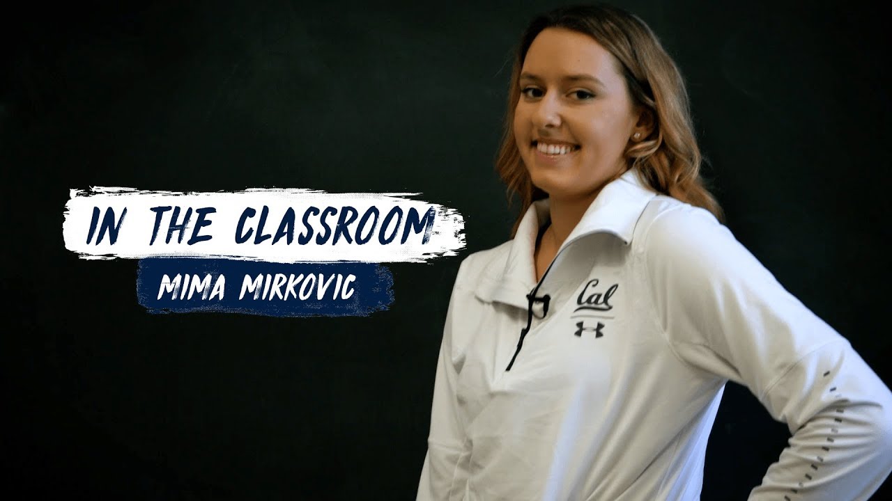 Cal Volleyball: In the Classroom with Mima Mirkovic - YouTube