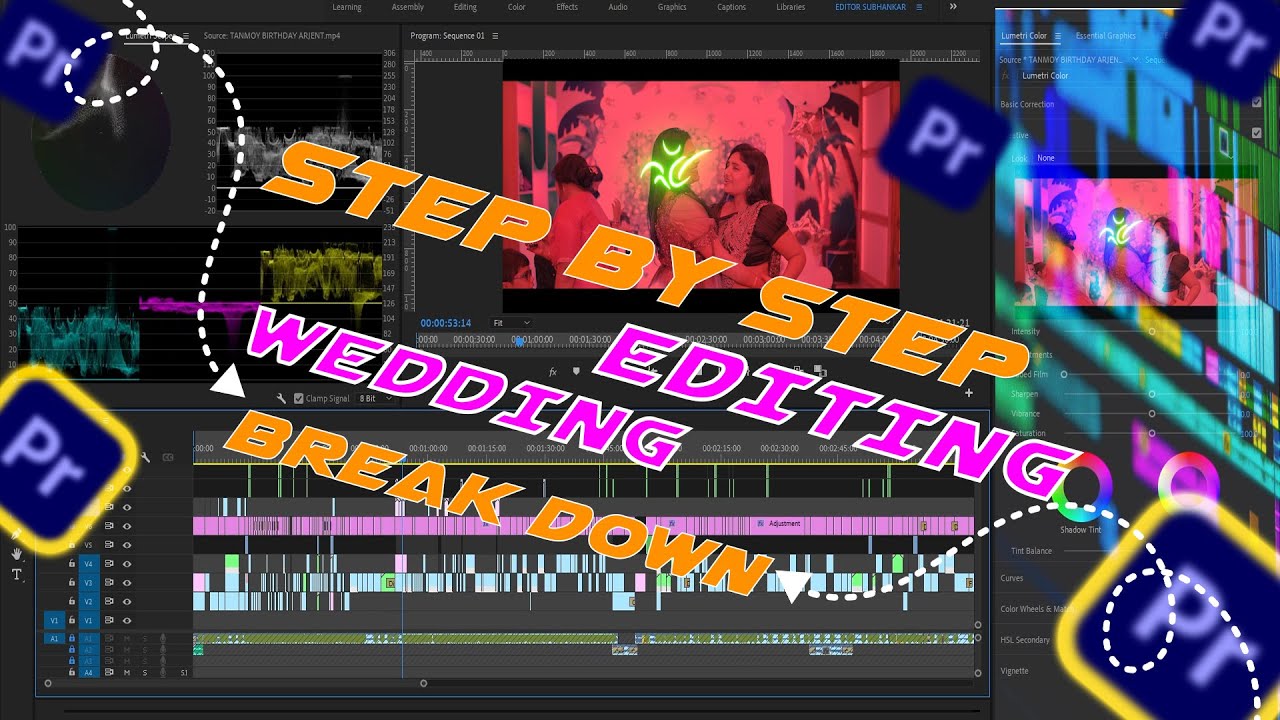 How To Edit Like Wedding Trailer In Premiere Pro || Step By Step ...