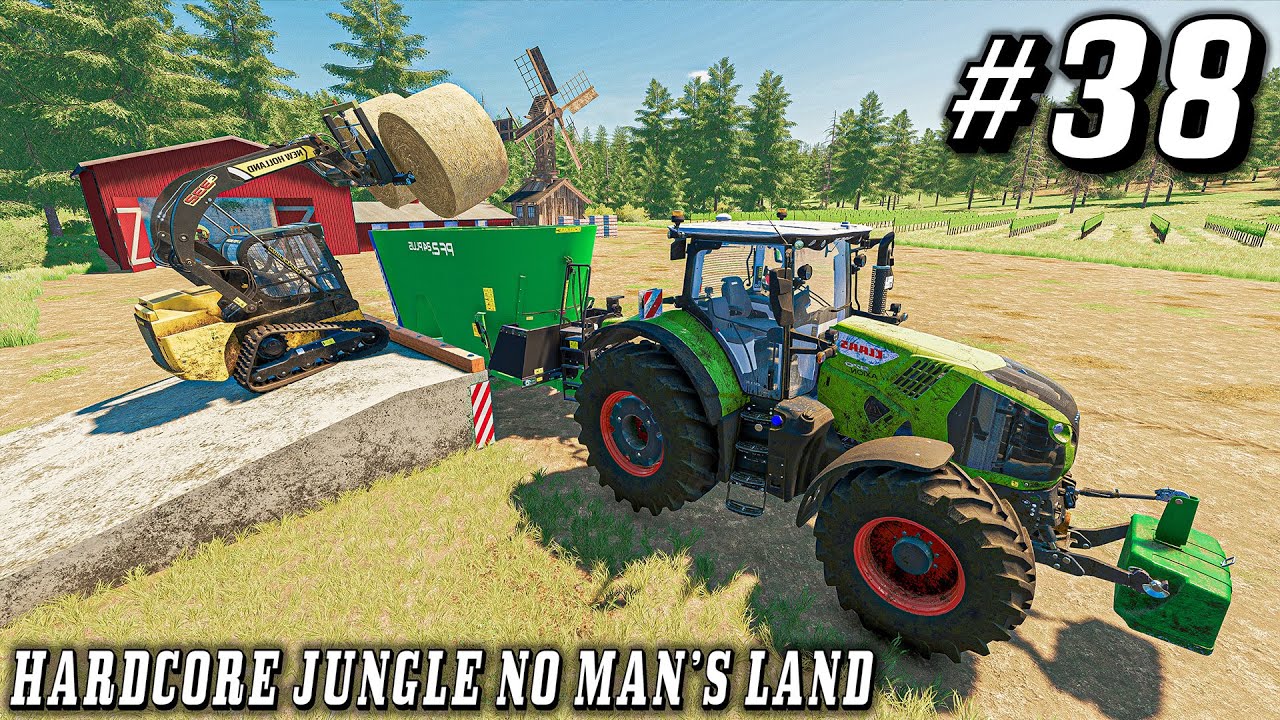 Harvesting Corn & Planting Wheat on "Hardcore Jungle No Man's Land" - YouTube