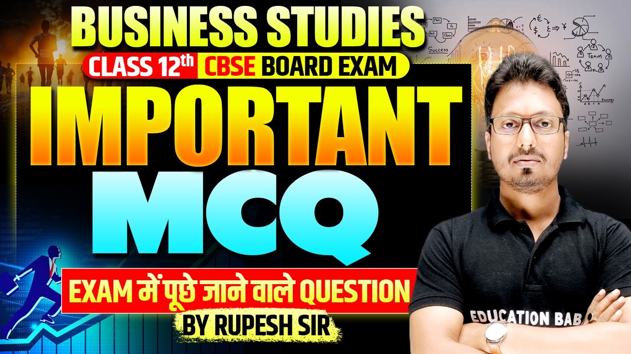 Business Studies Class 12 All Objective | Bst Class 12 Mcq | Business ...