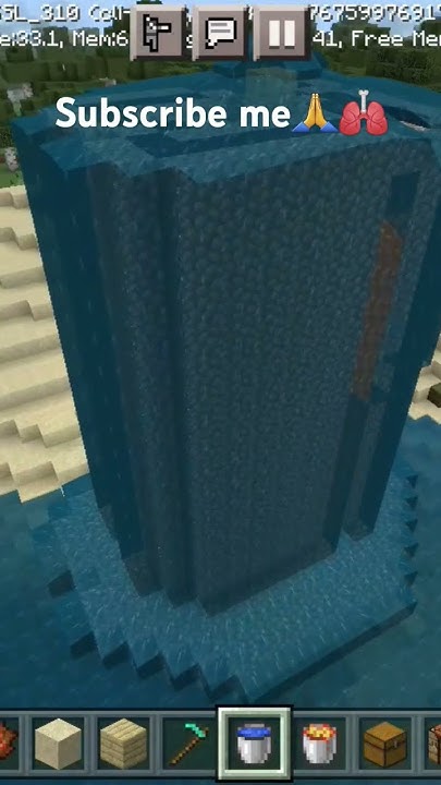 مذاب رو تبدیل به سنک کن🔥☄💧shorts Game Minecraft Youtube