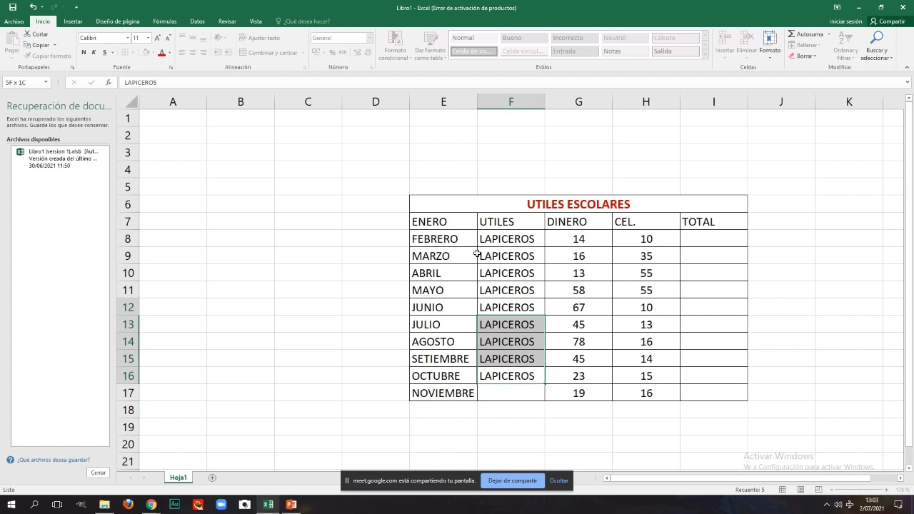 SUMATORIA EN EXCEL - YouTube