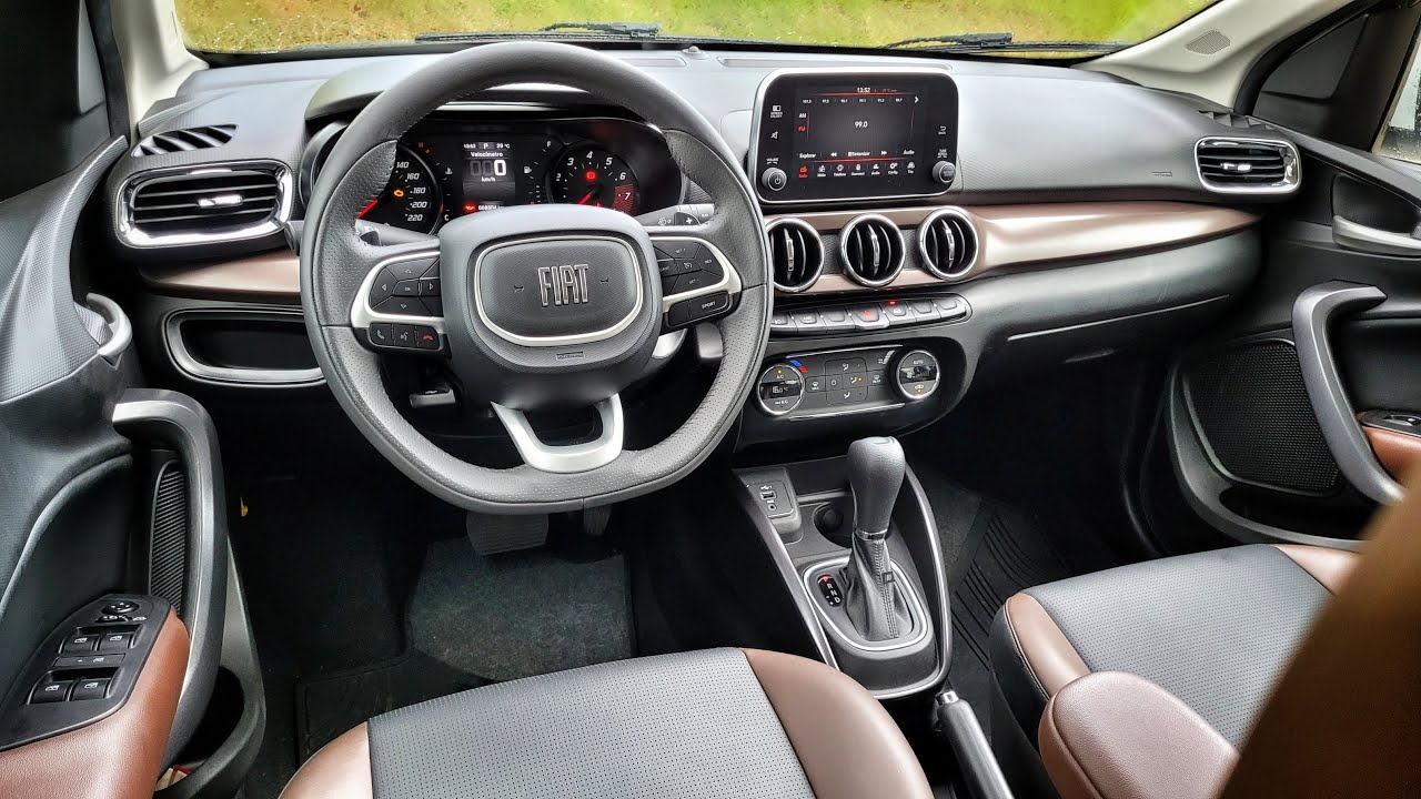 Fiat Cronos Precision 1.3 CVT: Detalhes Internos | Auto REALIDADE - YouTube