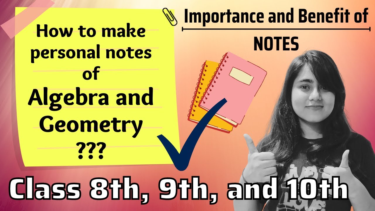 How To Makes Notes? || Personal Notes || Importance of NOTES || Class ...