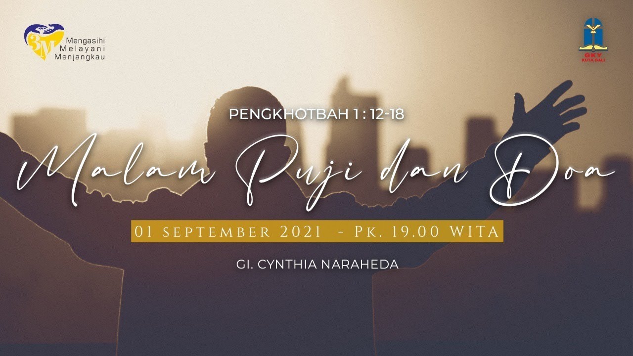 KEBAKTIAN DOA RABU GKY KUTA BALI - 1 SEPTEMBER 2021 - YouTube