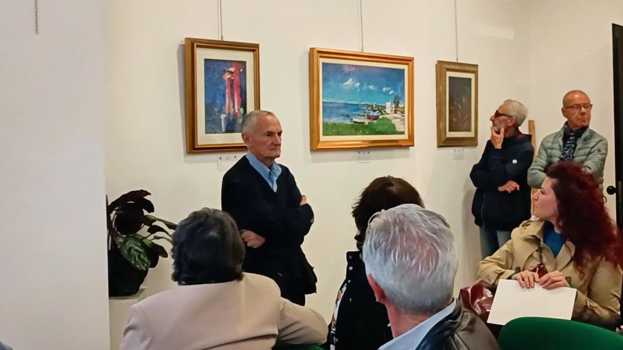 Mostra d'arte collettiva Tarantinità: Michele Miano - YouTube